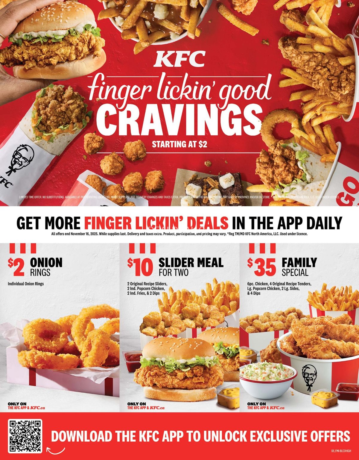 KFC Slave Lake & High Level Coupons, Flyers & Deals 2025 – Expires ...