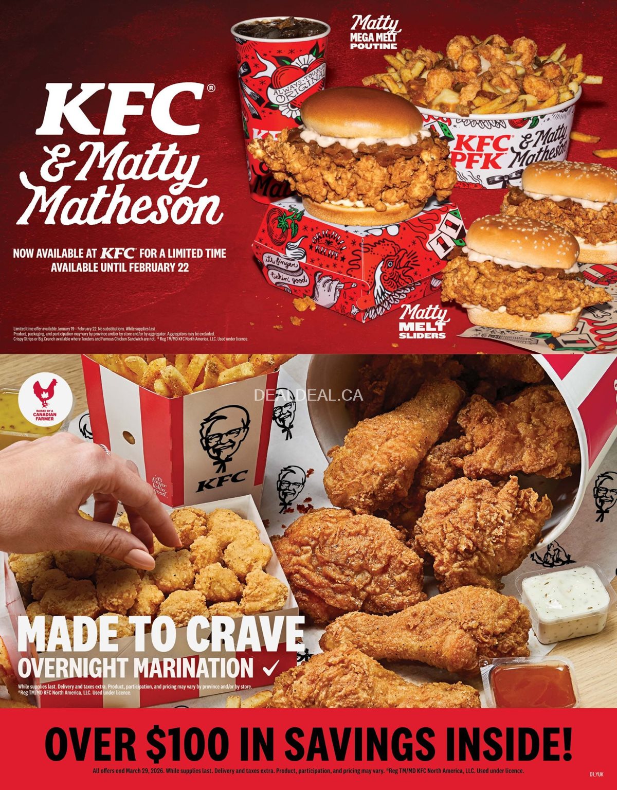 KFC Yukon Coupons, Flyers & Deals 2026 – Expires March